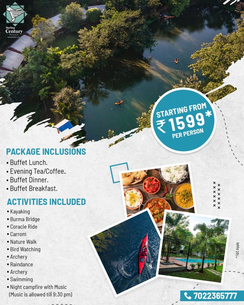 Dandeli Resorts List - Starling Hotels & Resort
